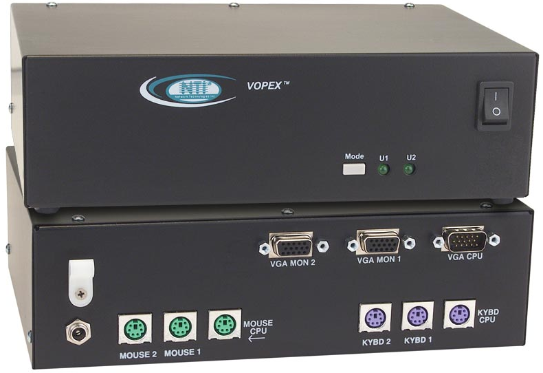 PS2 KVM Splitter Multiple Keyboard Mouse Monitor One Computer