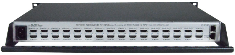 4K HDMI Video Matrix Switch 18Gbps 16x16 UHD 60Hz 4:4:4 Router HDCP